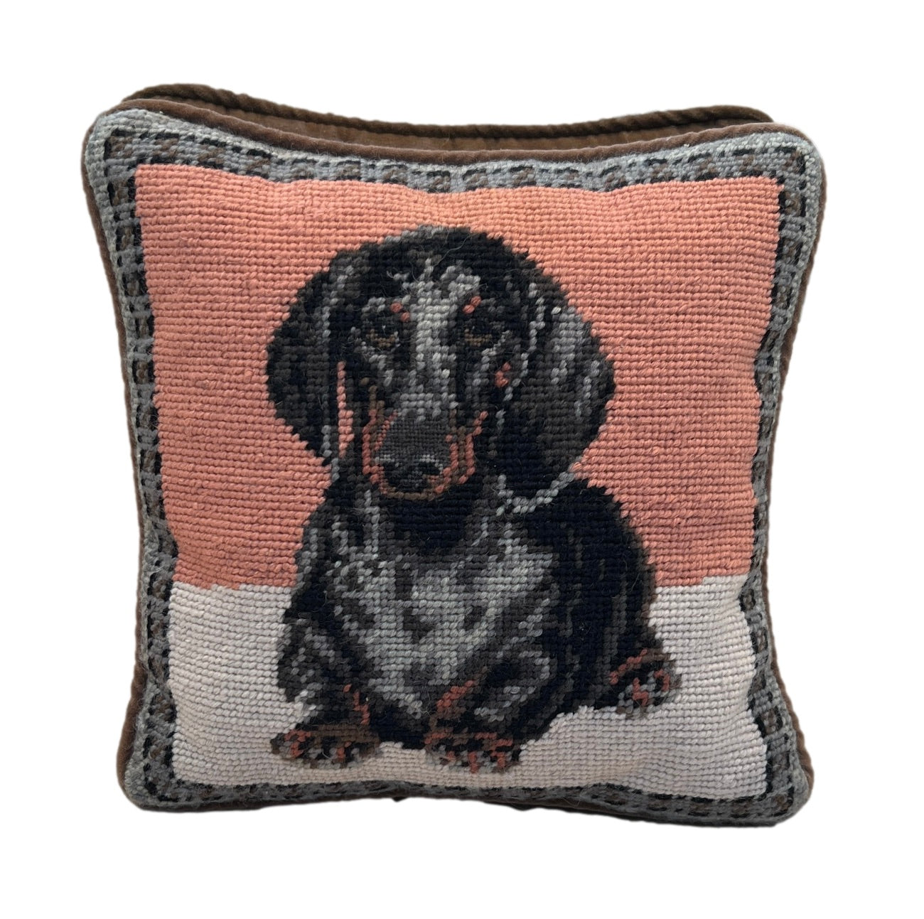 Dapple Dachshund Needlepoint Pillow – WeenieWarmers