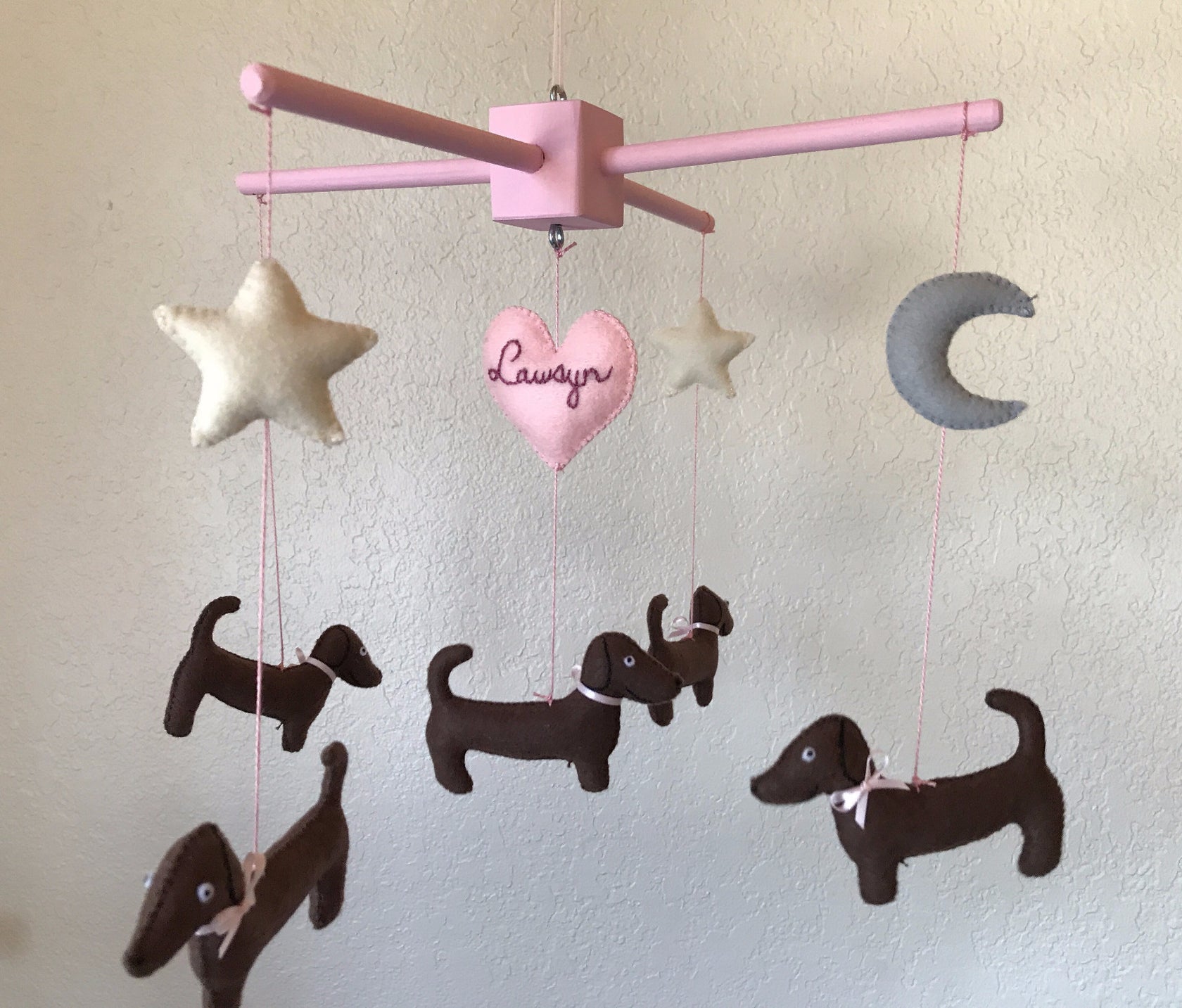 Dachshund Mobile - Personalized - Baby Mobile – WeenieWarmers